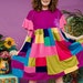 Patchwork Velvet Summer Smock Dress - Etsy