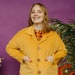Corduroy Cropped Chore Jacket in Yellow - Etsy