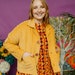 Corduroy Cropped Chore Jacket in Yellow - Etsy