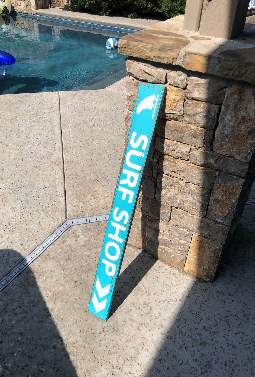 Surf Shop Sign, Distressed Beach, Pool, Cabin, and Cottage Decor ...