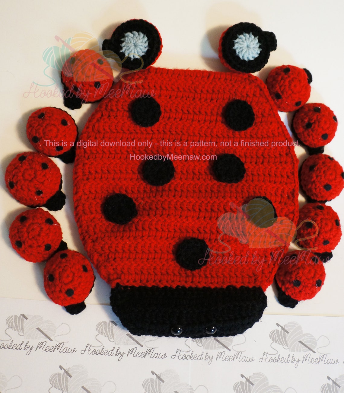 Ladybug Memory Game Crochet Pattern DIGITAL DOWNLOAD ONLY - Etsy