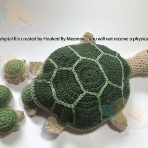 Turtle Memory Game Beginner Crochet Patter - Turtle With Shell Pattern ...