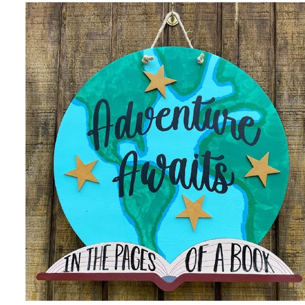 Book Door Hanger - Etsy