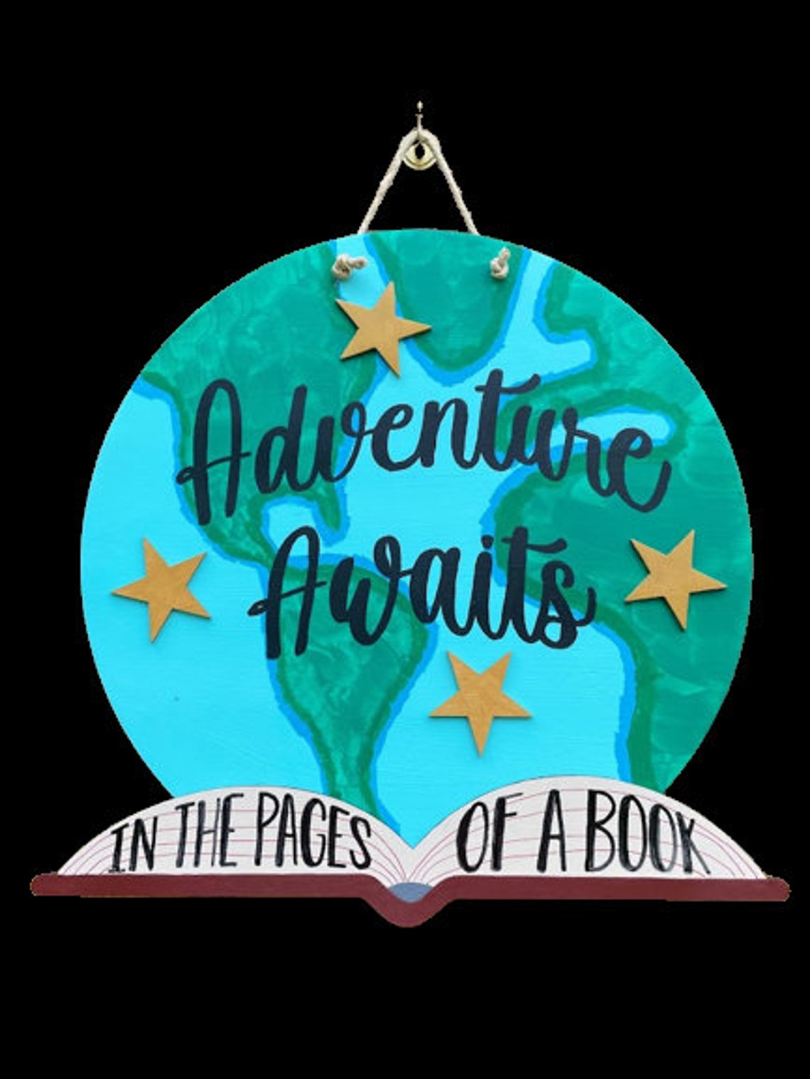 Adventure Awaits Welcome Sign for the Classroom, Library or School ...