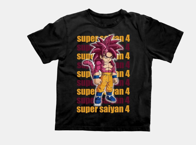 Super Saiyan 4 Design Png - Etsy