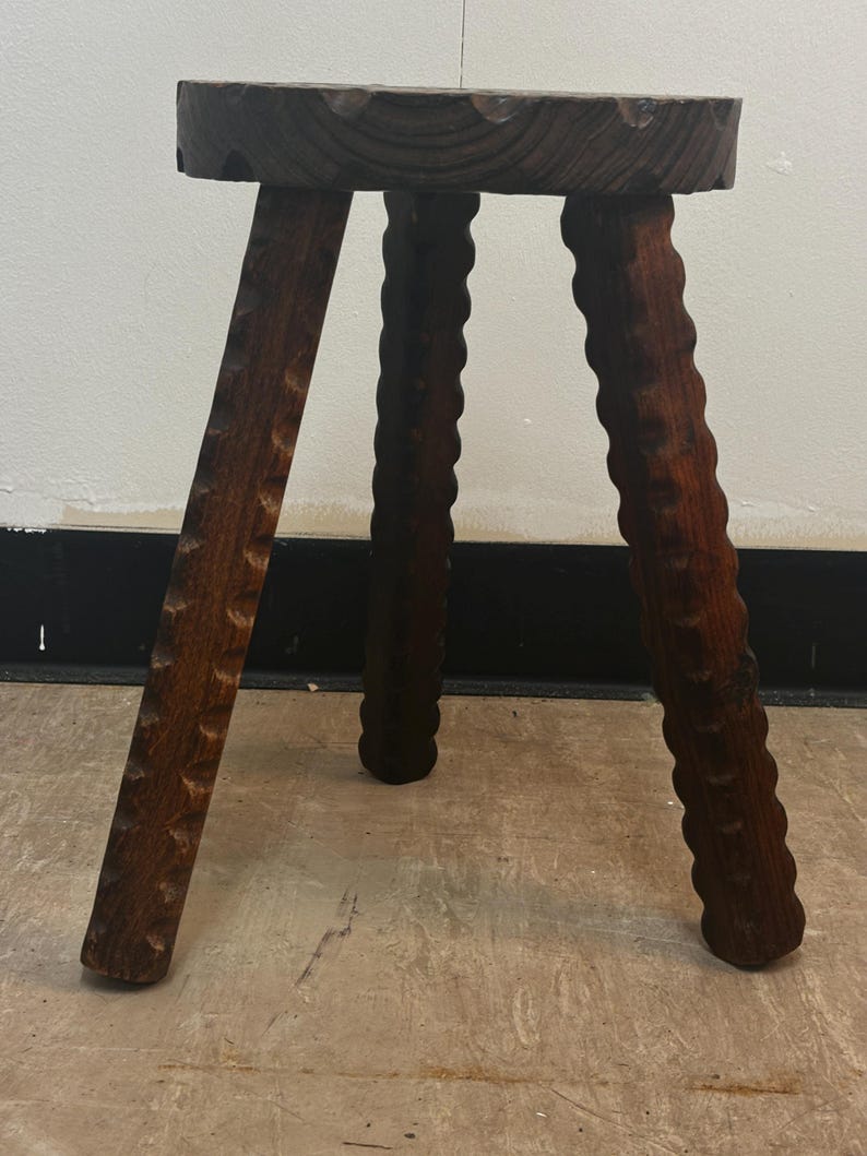 1960s Brutalist Stool - Etsy
