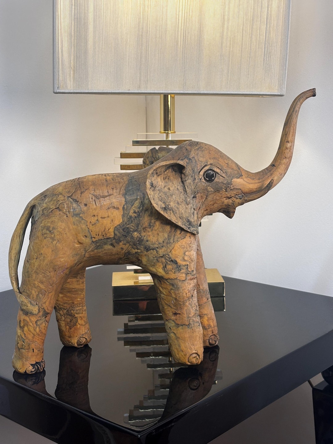 Elephant Sculpture Made From Crushed Oyster Shells - Etsy