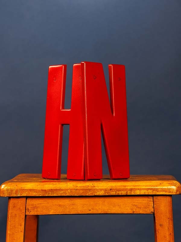 Red Plastic Letters - Etsy