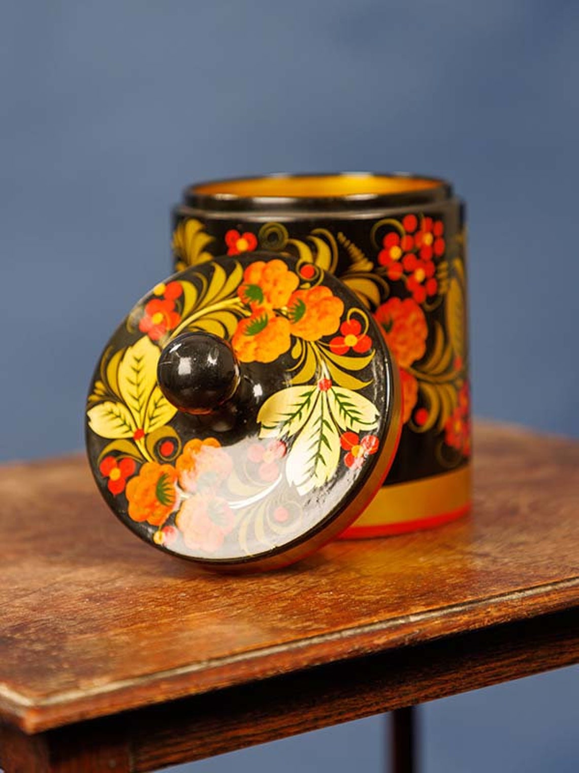 1970's Folk Art Container From USSR - Etsy