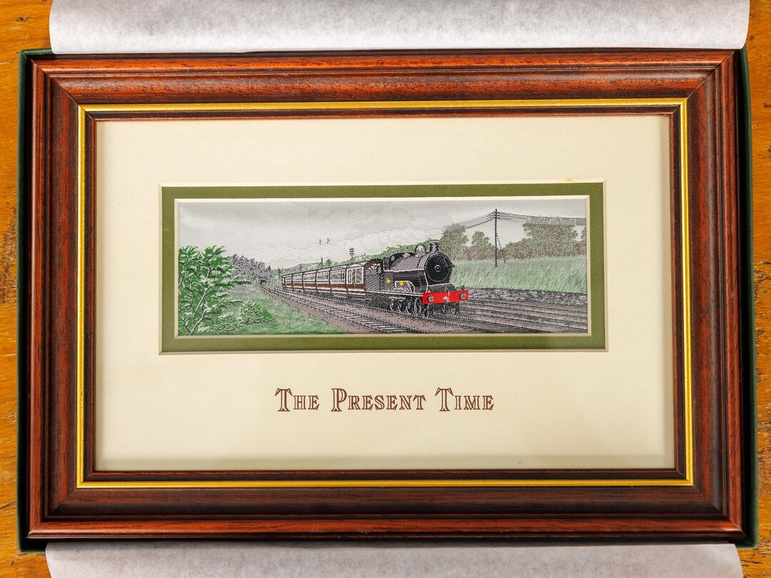 Cash's Stevengraph Collection the Present Time - Etsy