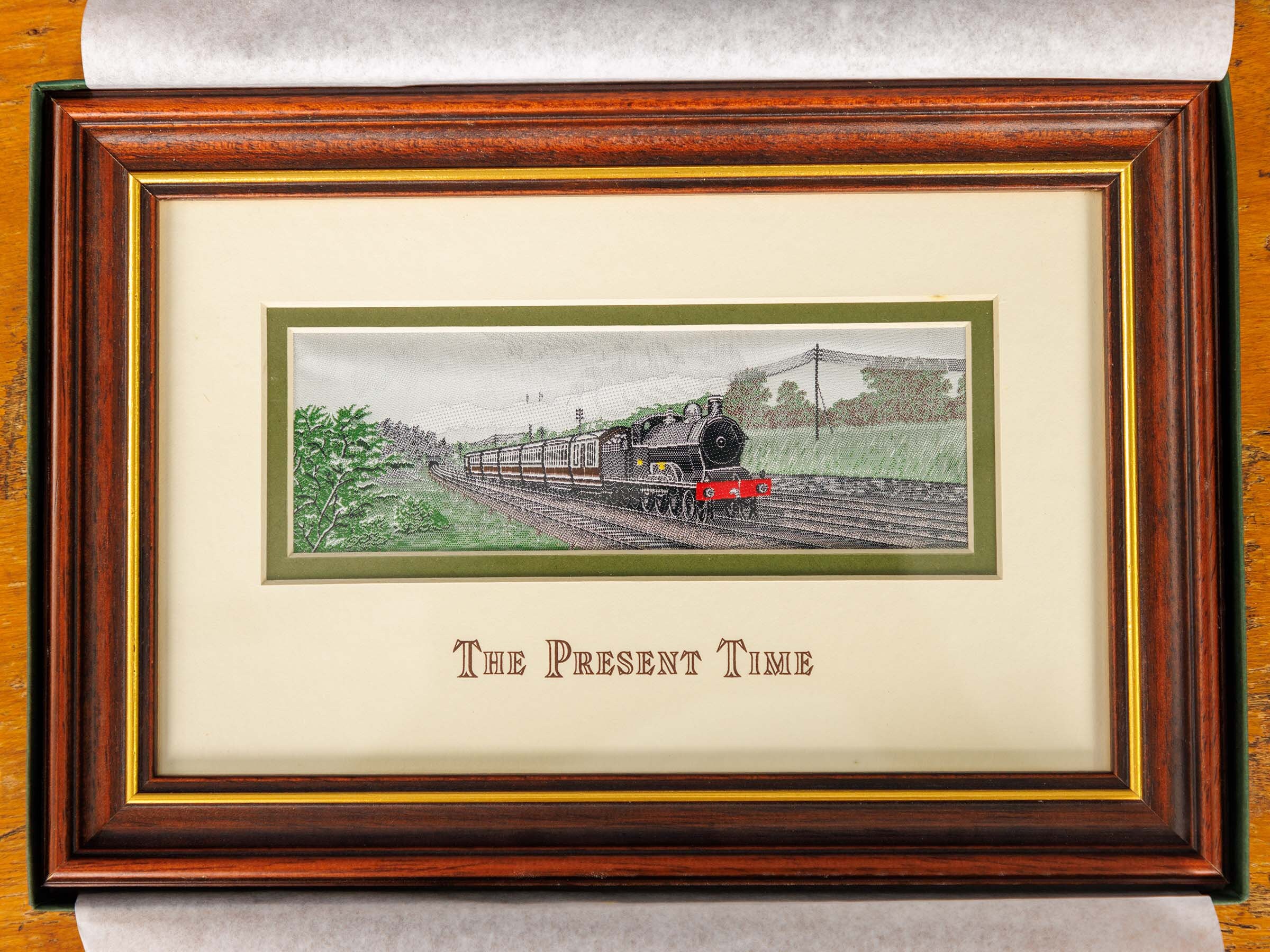 Cash's Stevengraph Collection the Present Time - Etsy