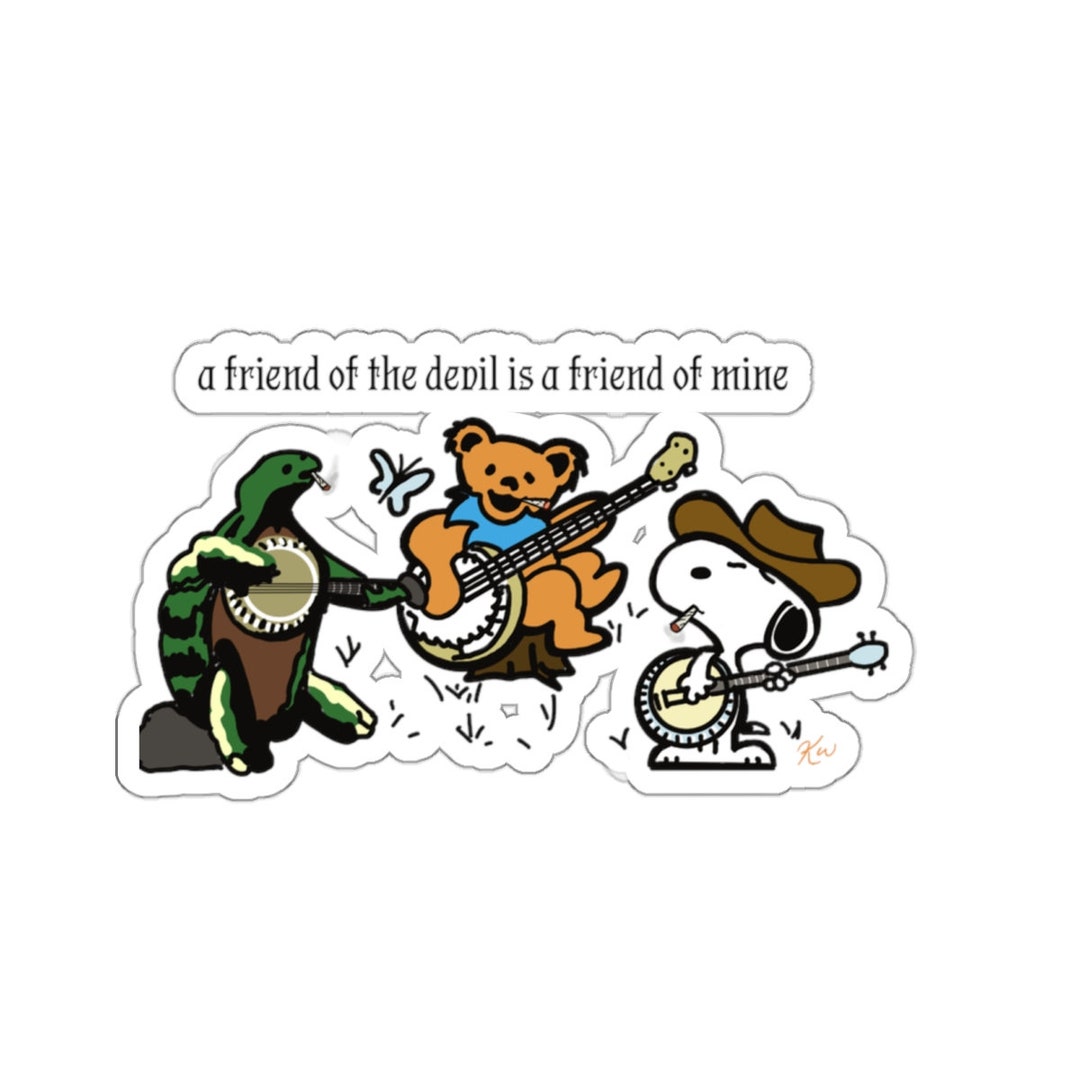 Grateful Dead Snoopy Sticker - Etsy
