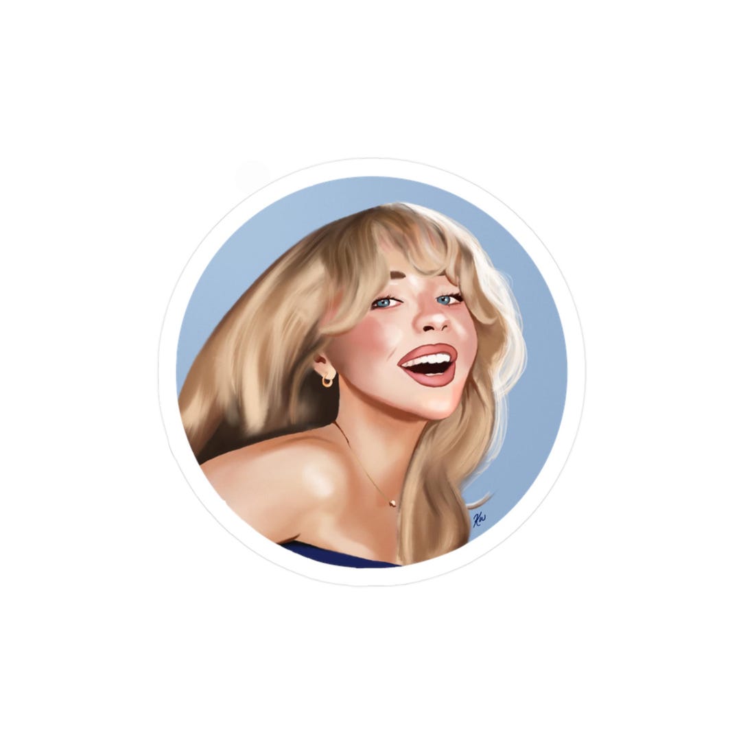 Sabrina Carpenter Sticker - Etsy