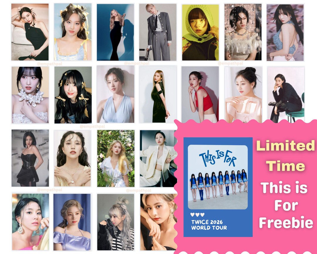TWICE Photocard With Freebies - Etsy