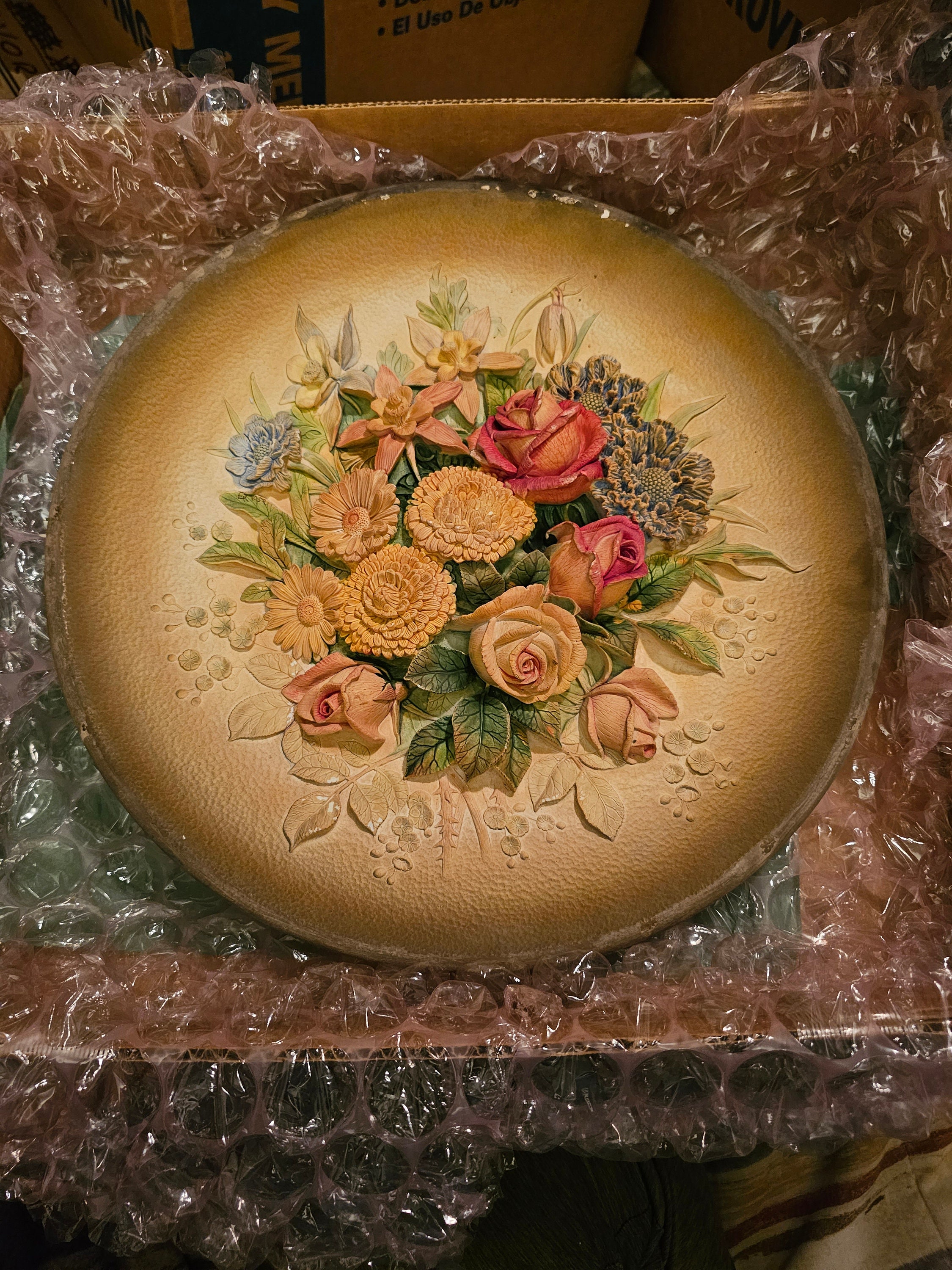 Summer Flowers Bosson Plate - Etsy Canada