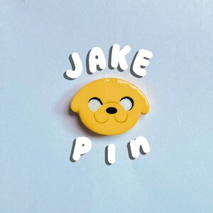 Finn and Jake Handmade Hand-painted Clay Pins | Adventure Time ...
