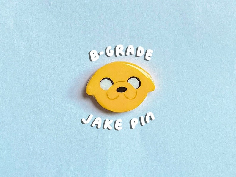 Finn and Jake Handmade Hand-painted Clay Pins | Adventure Time ...