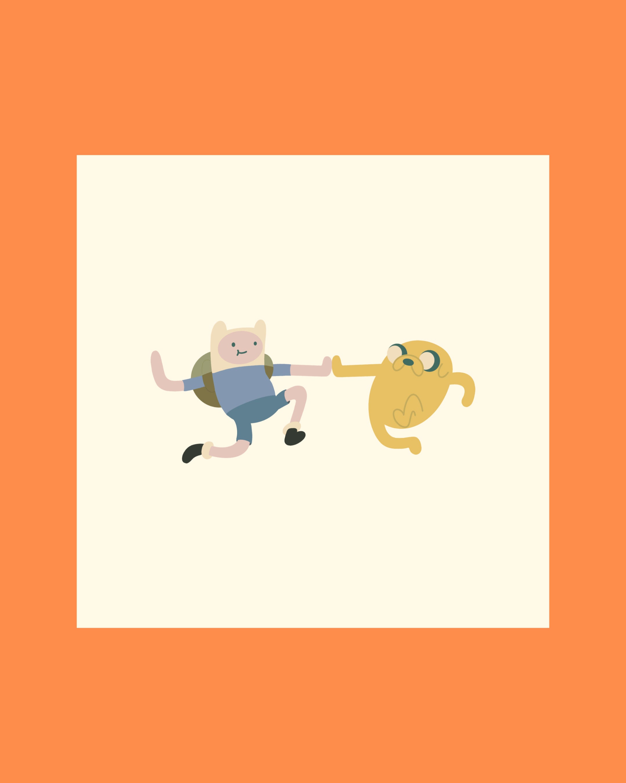 Finn and Jake Art Print Adventure Time Poster Wall Art - Etsy