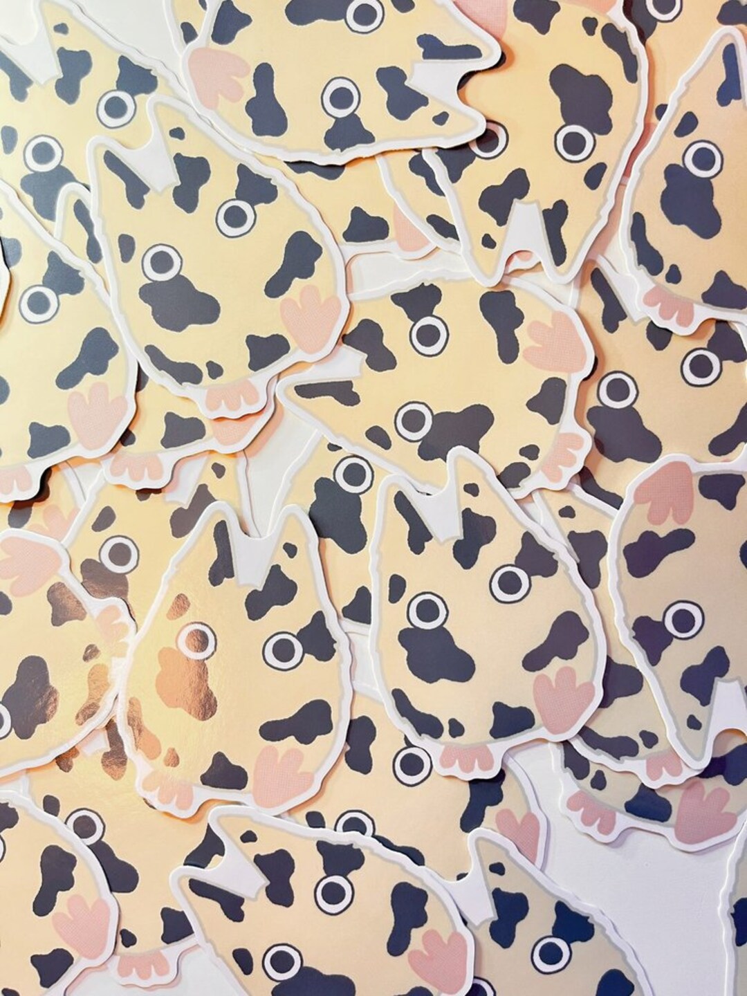 Cow-print Chibi-totoro Sticker | Studio Ghibli Anime | Waterproof ...