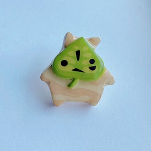 Makar Korok Handmade Hand-painted Clay Pins | Legend of Zelda Wind ...
