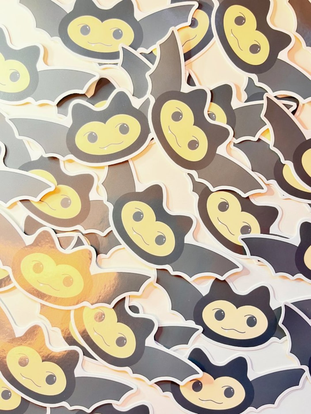 Bat Cat Sticker | Waterproof | Cute, Kawaii Digital Illustration - Etsy
