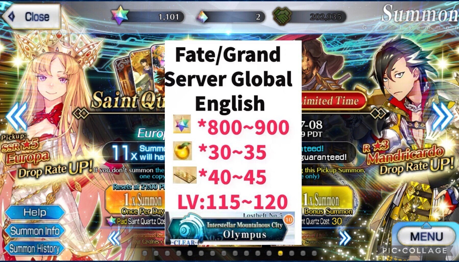 Fate/grand Order FGO Reroll 1500-1700SQ Global Reroll Account - Etsy