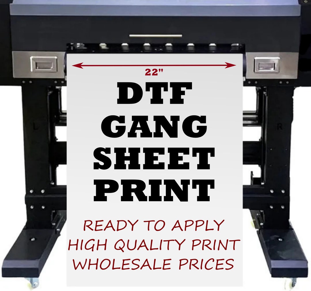 DTF Transfer, Full Color Custom DTF Print, High Quality, Ready to Press Transfers, Bulk Dtf ...