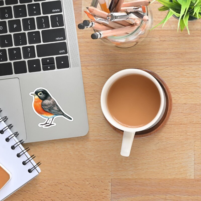 Robin Decal - Etsy