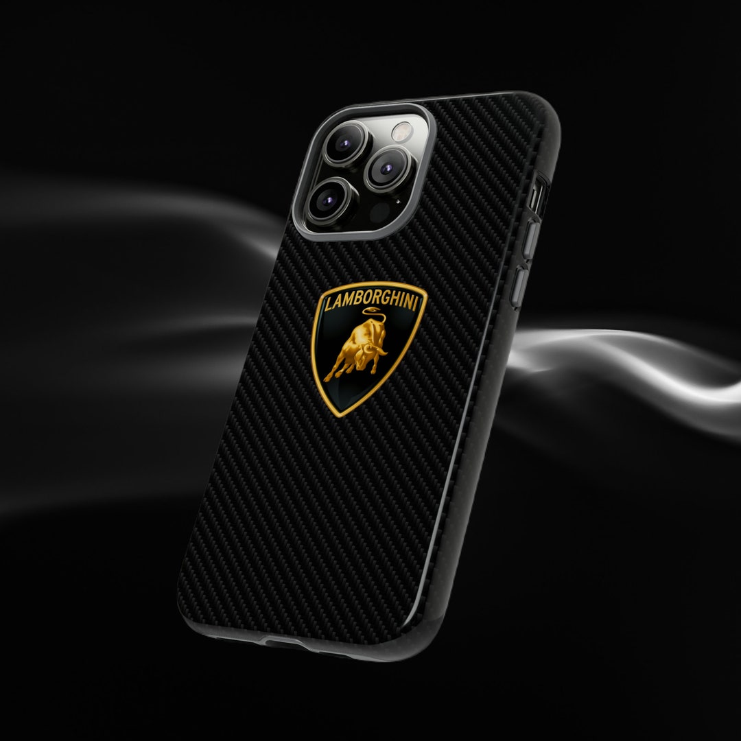 Lamborghini Carbon Fiber Look Phone Case iPhone 15-14-13-12-11-xr-xs-x ...