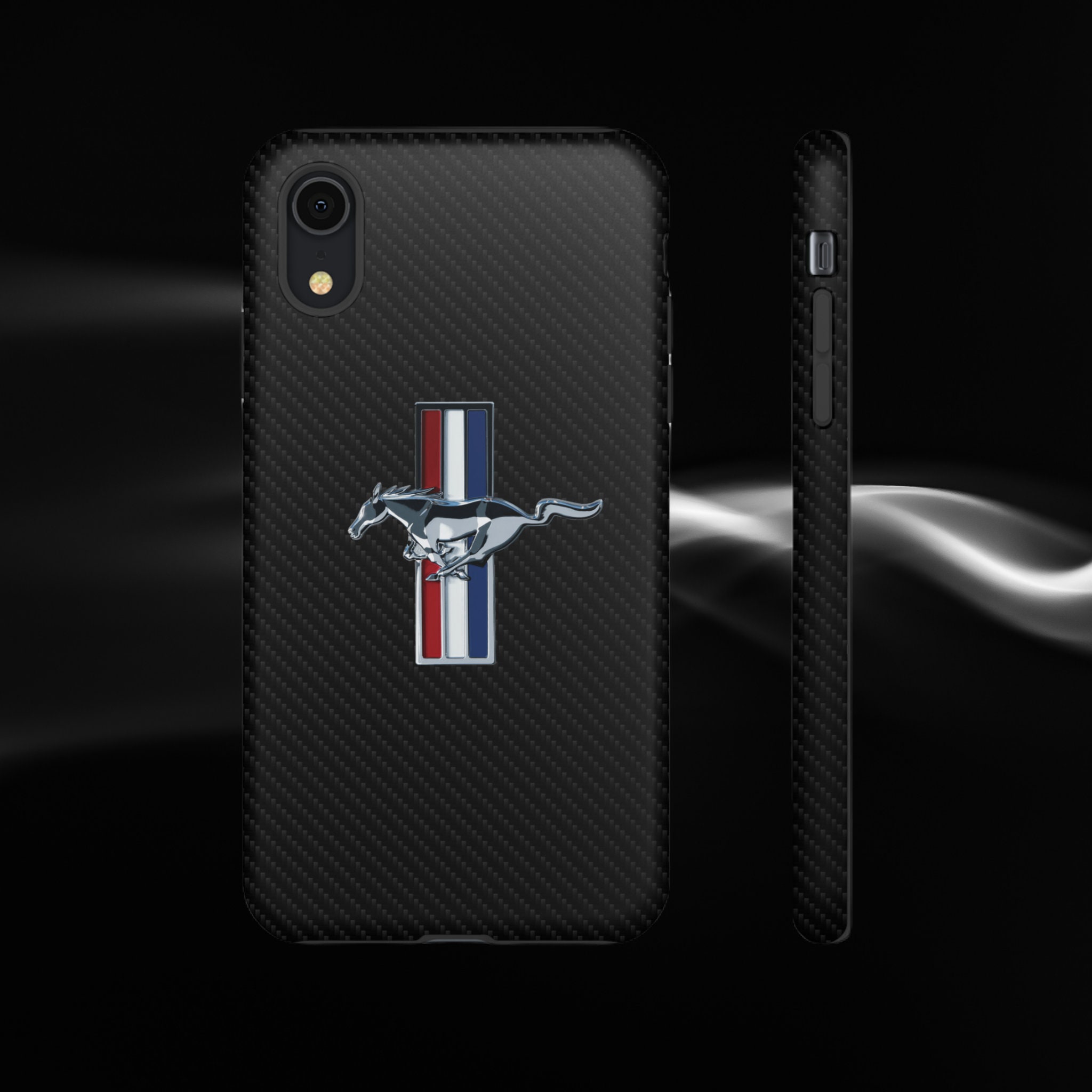 Ford Mustang Carbon Fiber Look Phone Case iPhone 15-14-13-12-11-xr-xs-x ...