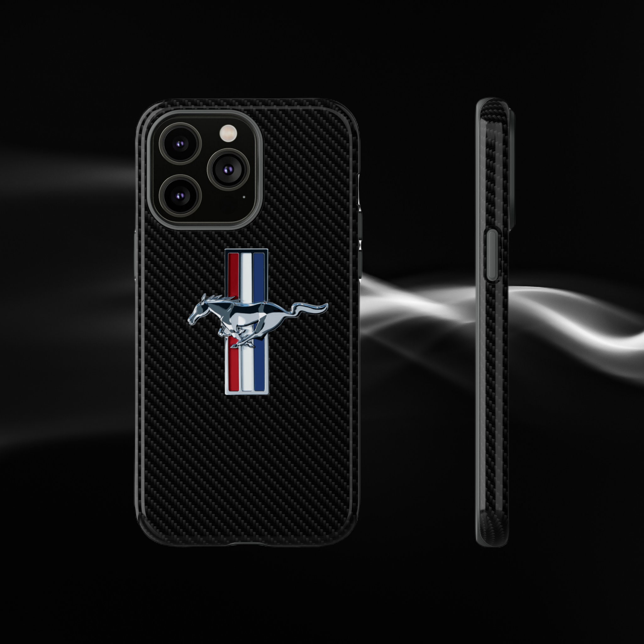 Ford Mustang Carbon Fiber Look Phone Case iPhone 15-14-13-12-11-xr-xs-x ...