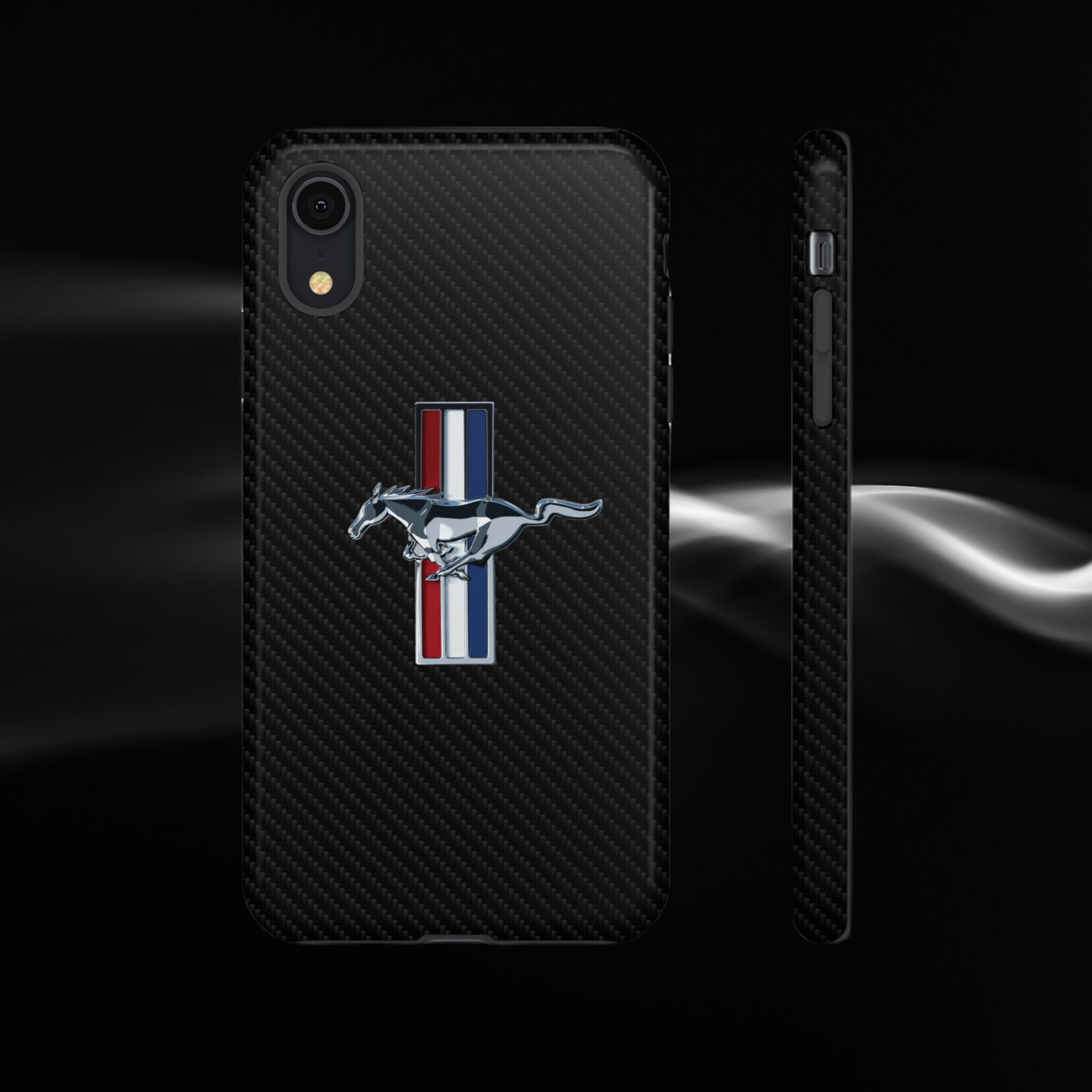 Ford Mustang Carbon Fiber Look Phone Case iPhone 15-14-13-12-11-xr-xs-x ...