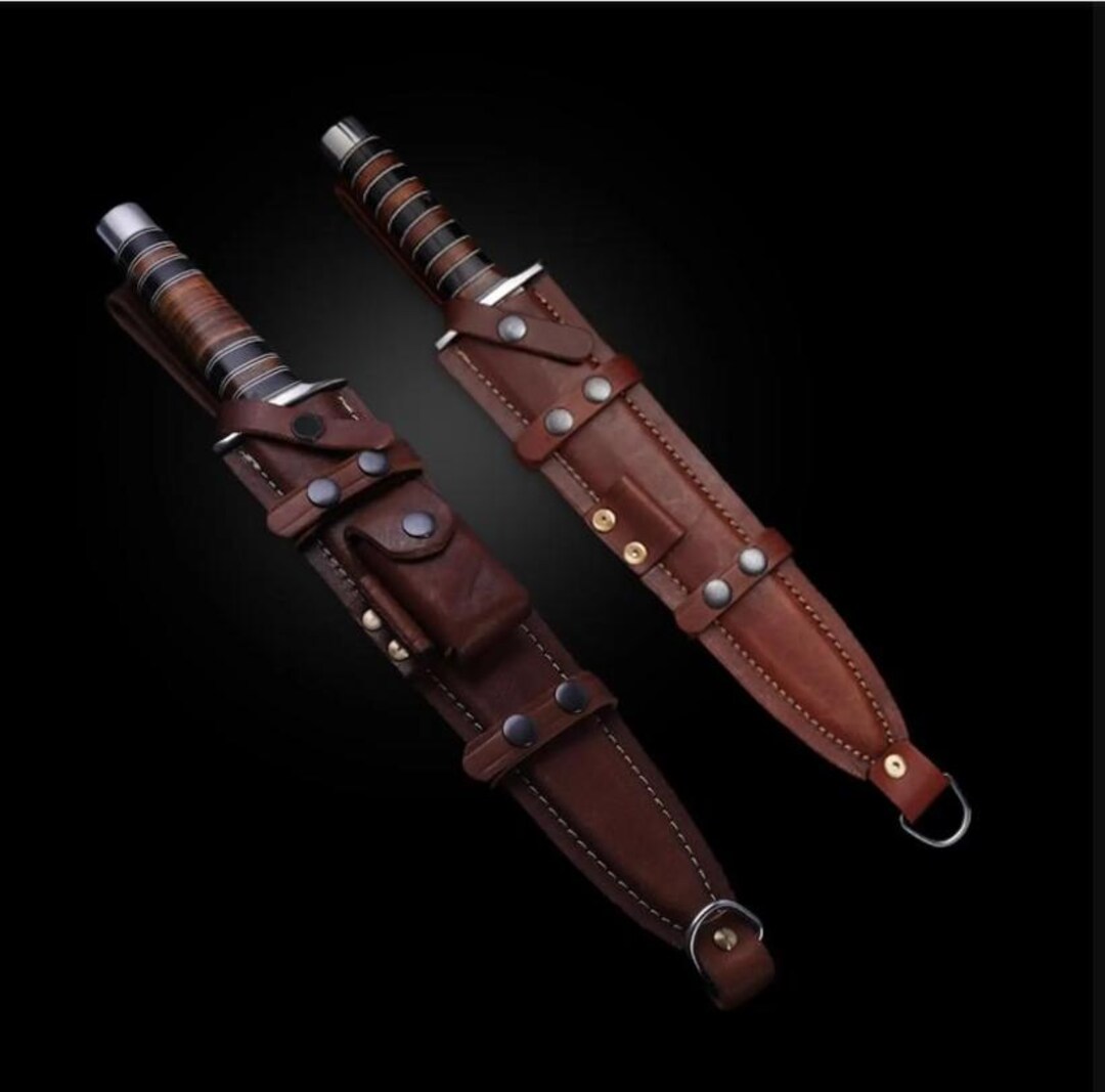 Pair of 2 Arkansas Toothpick Custom Handmade D2 Steel Double Edge ...