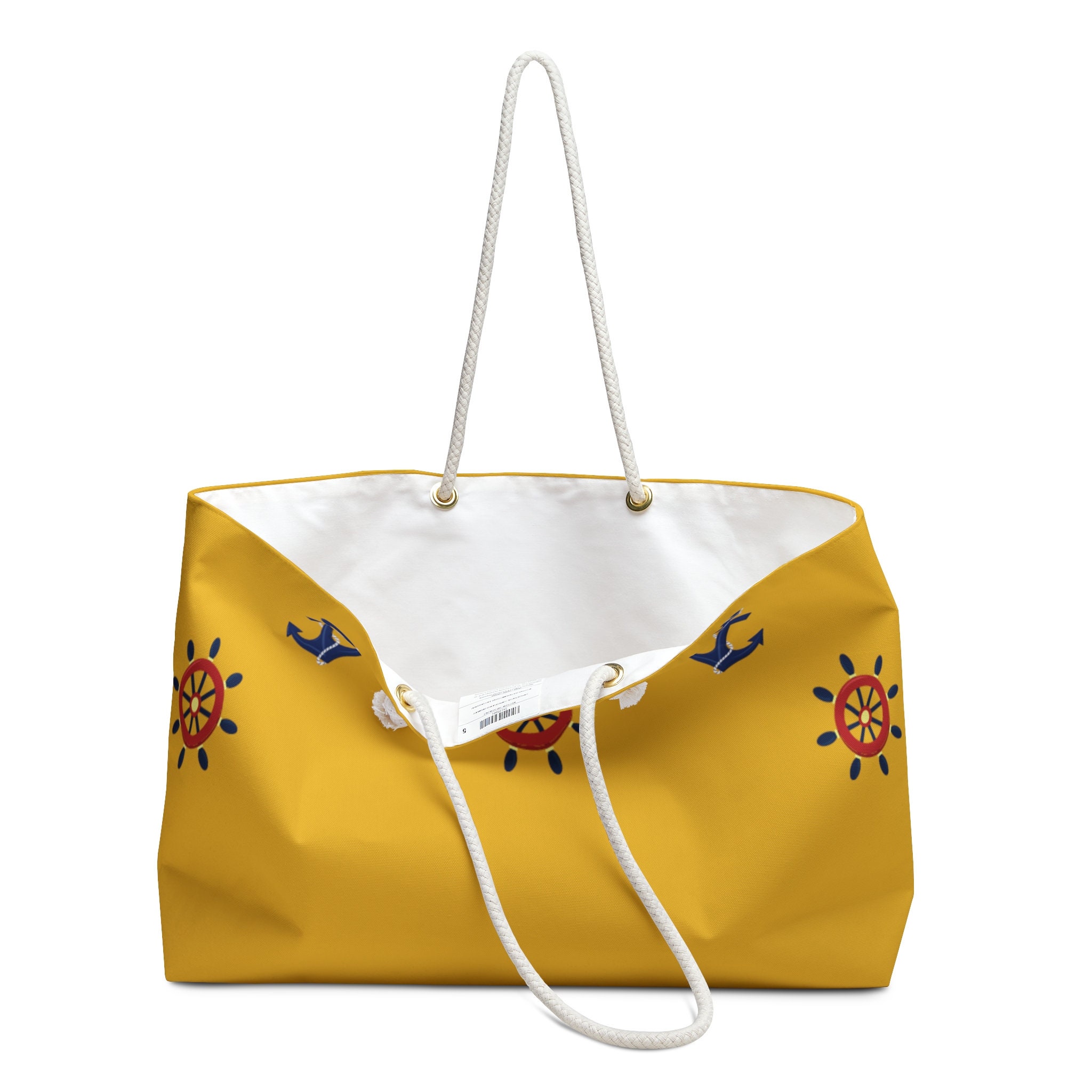 Nautica Mustard Yellow Weekender Bag, Unique Weekender Bag Women, Mom ...