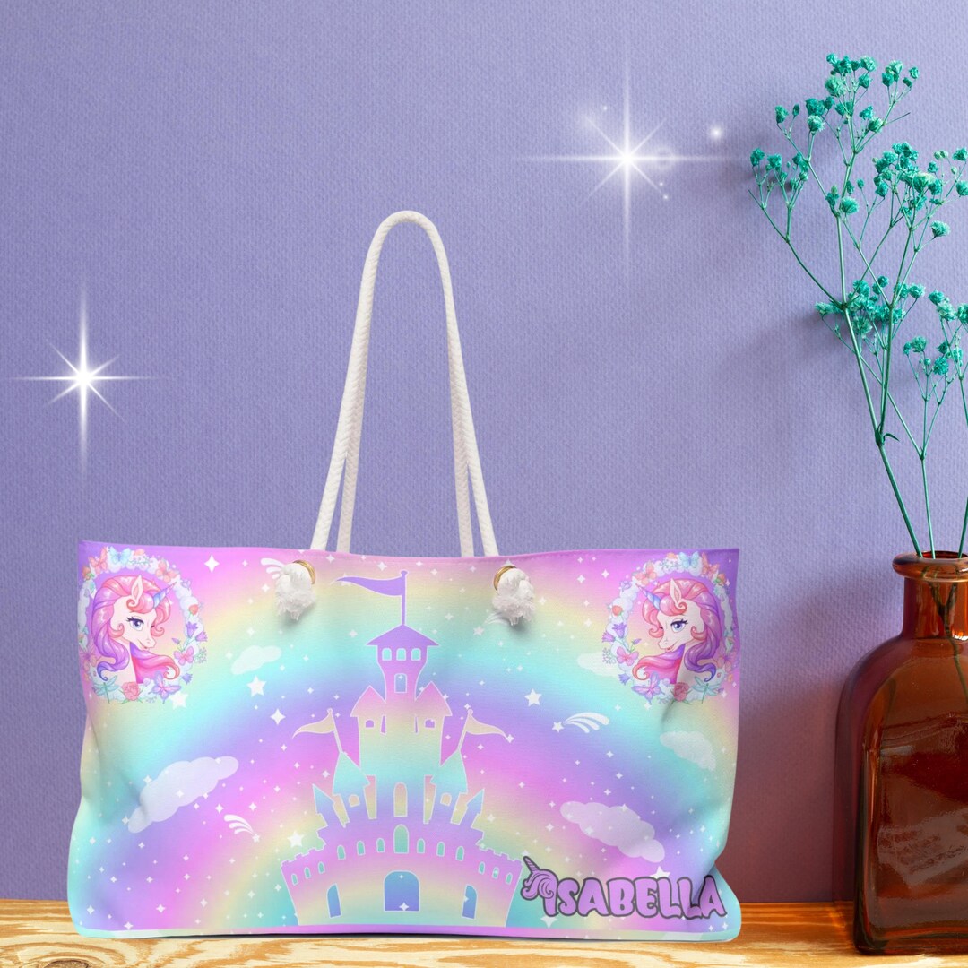 Princess Castle Unicorn XL Travel Bag, Baby Diaper Bag Tote, Baby ...