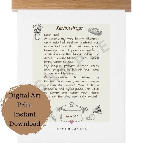 Kitchen Prayer - Etsy
