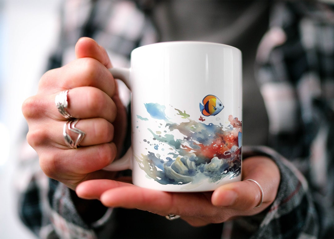 Fish Coffee Mug | Aquarium Mug | Marine Life | Sea Life | Beautiful ...