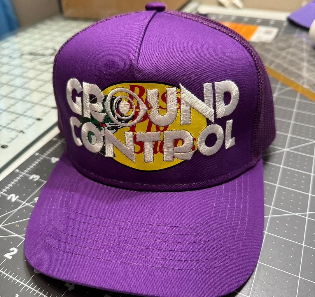PURP Purple ground Control Bass Pro Shops Trucker Hat - Etsy