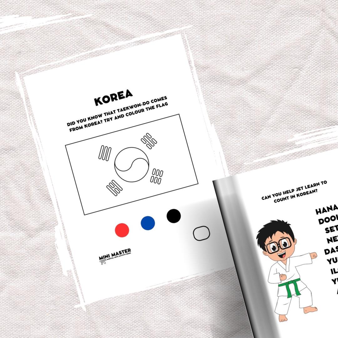 Kids Taekwondo Activity Booklet | Fun Martial Arts Worksheets for ...