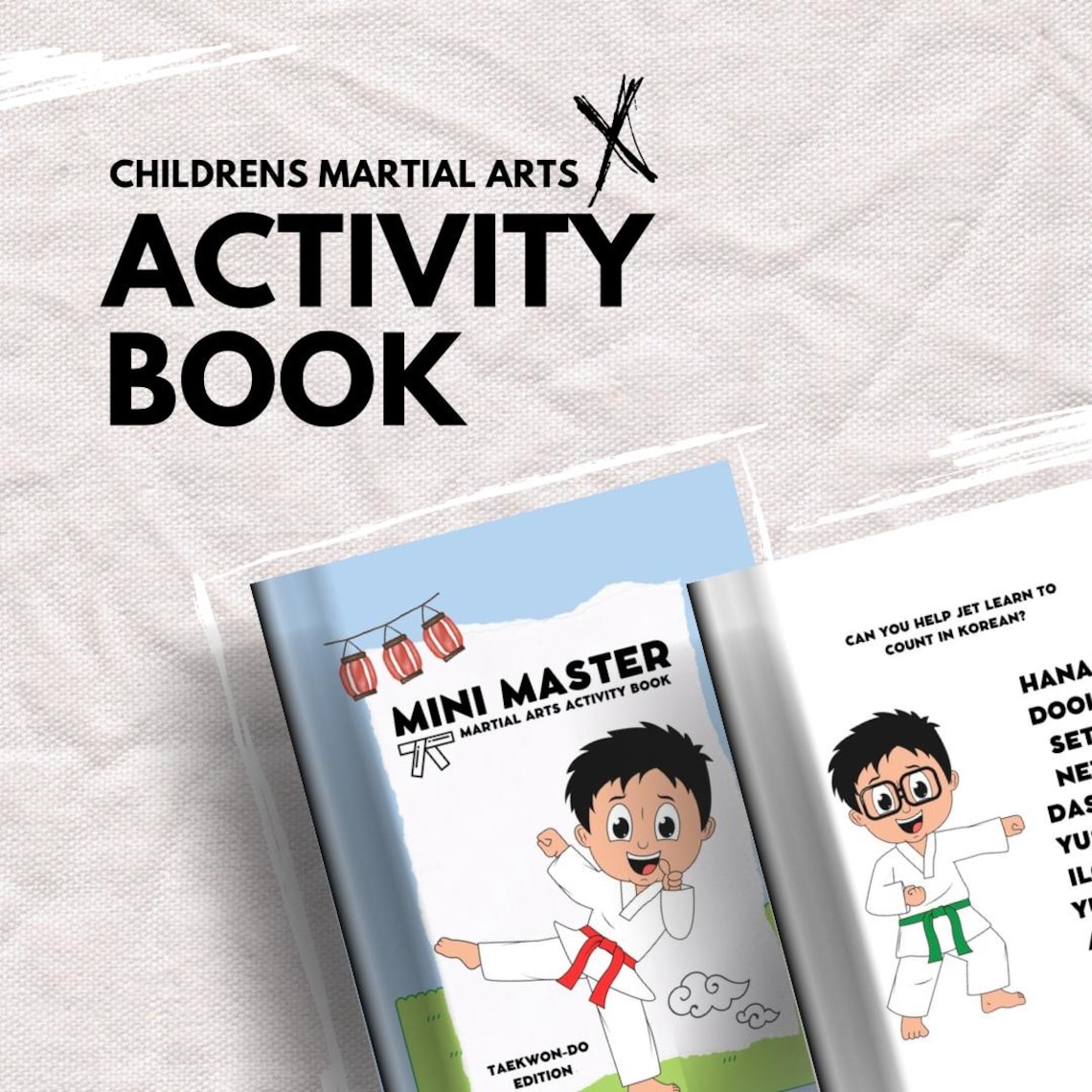Kids Taekwondo Activity Booklet | Fun Martial Arts Worksheets for ...