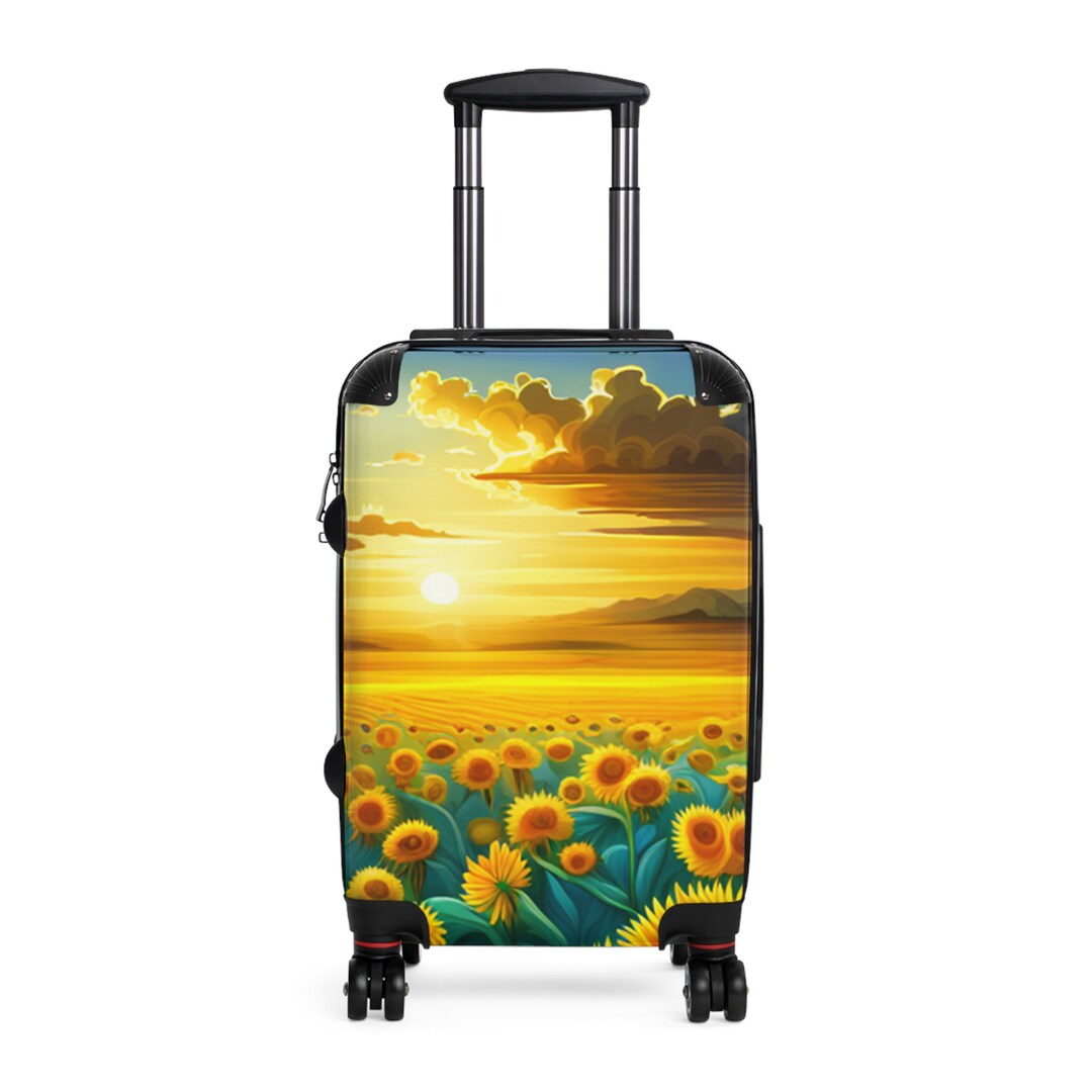 Sunflower Suitcases - Etsy