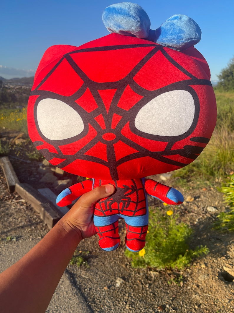 Personalized Spider Spider-man Plush Toy, Retro Vintage 90’s the ...