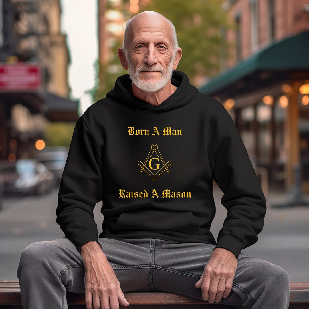 Raised A Mason Heavy Blend™ Hooded Sweatshirt (gold Font), Christmas ...