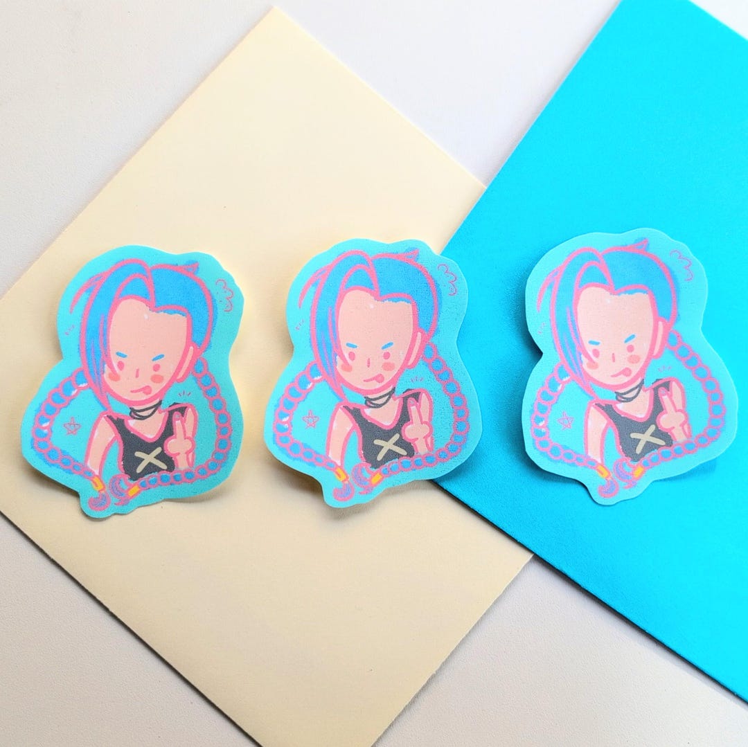 Pastel Jinx | Arcane Sticker | League of Legends Sticker | Vinyl ...