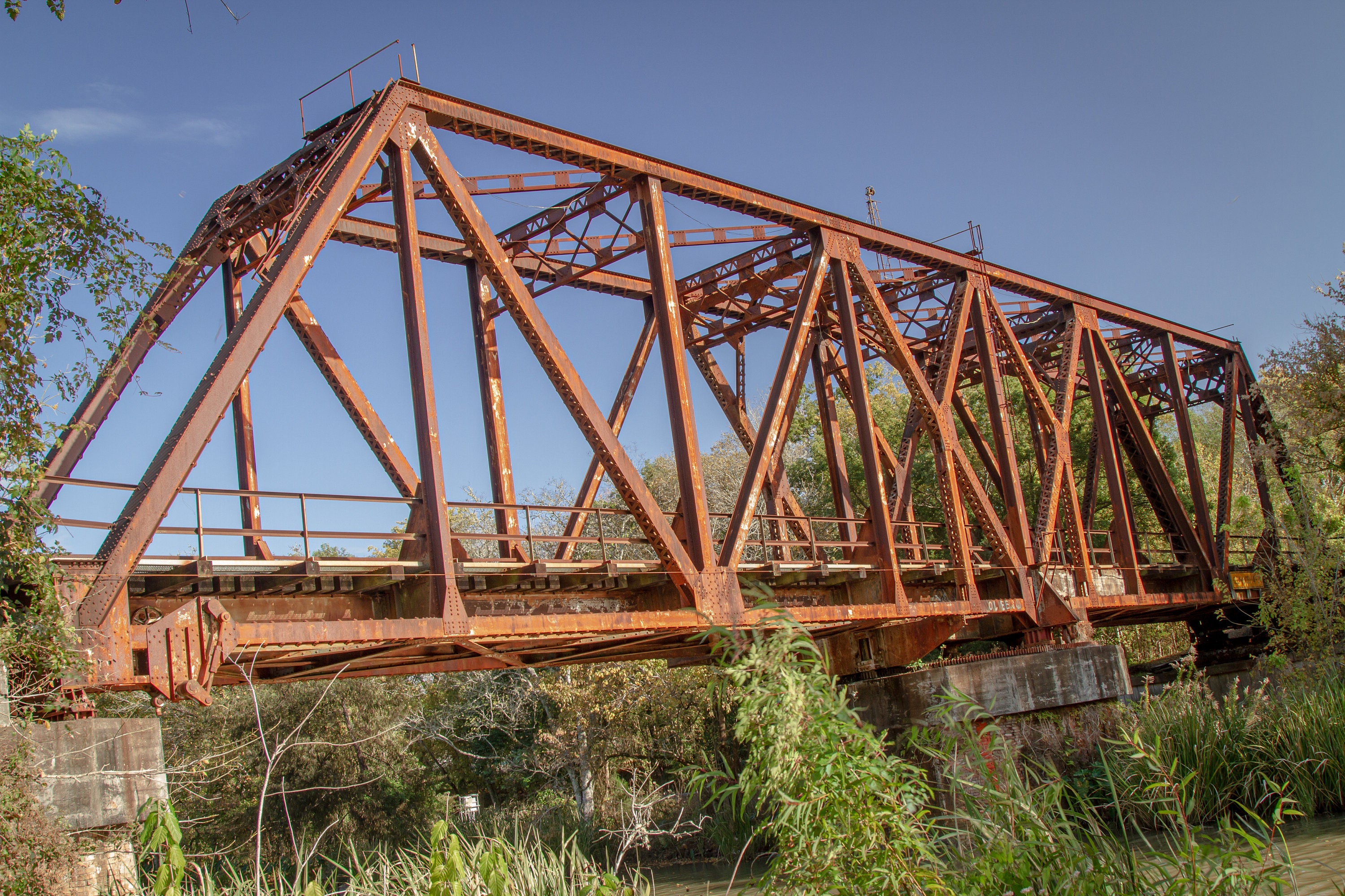 Lafourche Crossing Truss Bridge, Railroad Bridge, Truss Bridge ...
