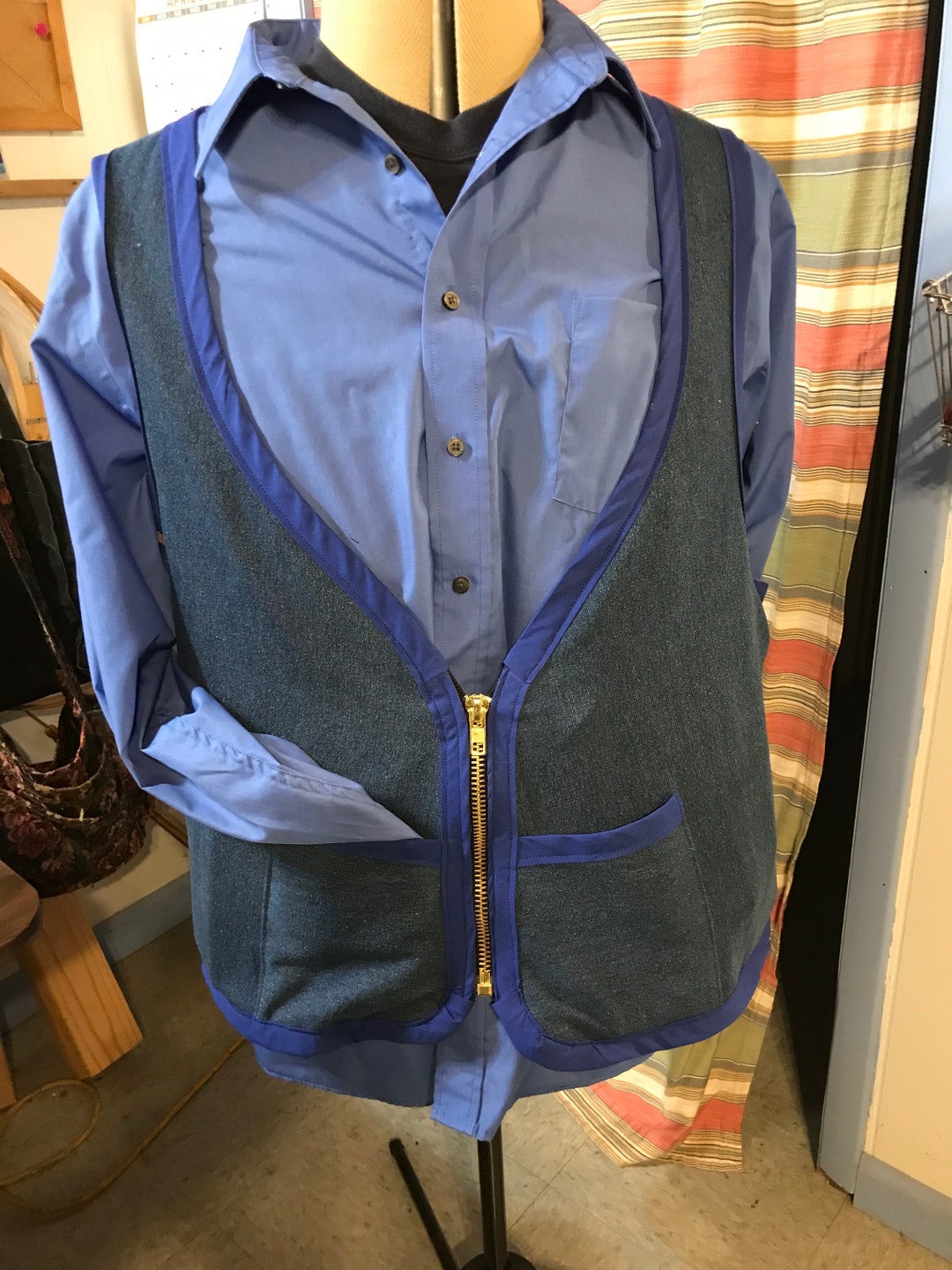 LVAD Vest 9” Zipper Style Custom Made - Etsy