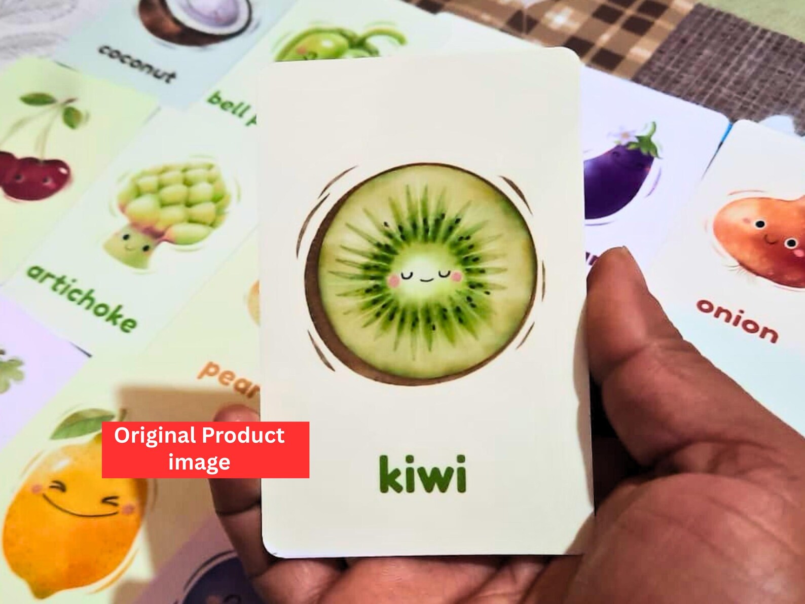 Printable Fruits & Vegetables Flashcards for Kids – Educational Cards ...