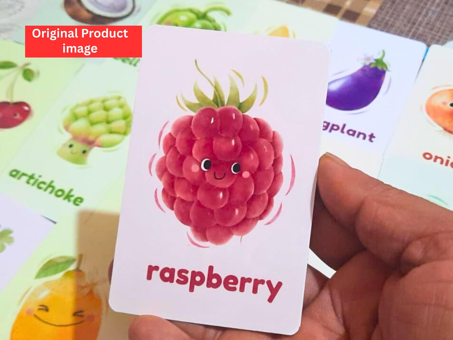 Printable Fruits & Vegetables Flashcards for Kids – Educational Cards ...