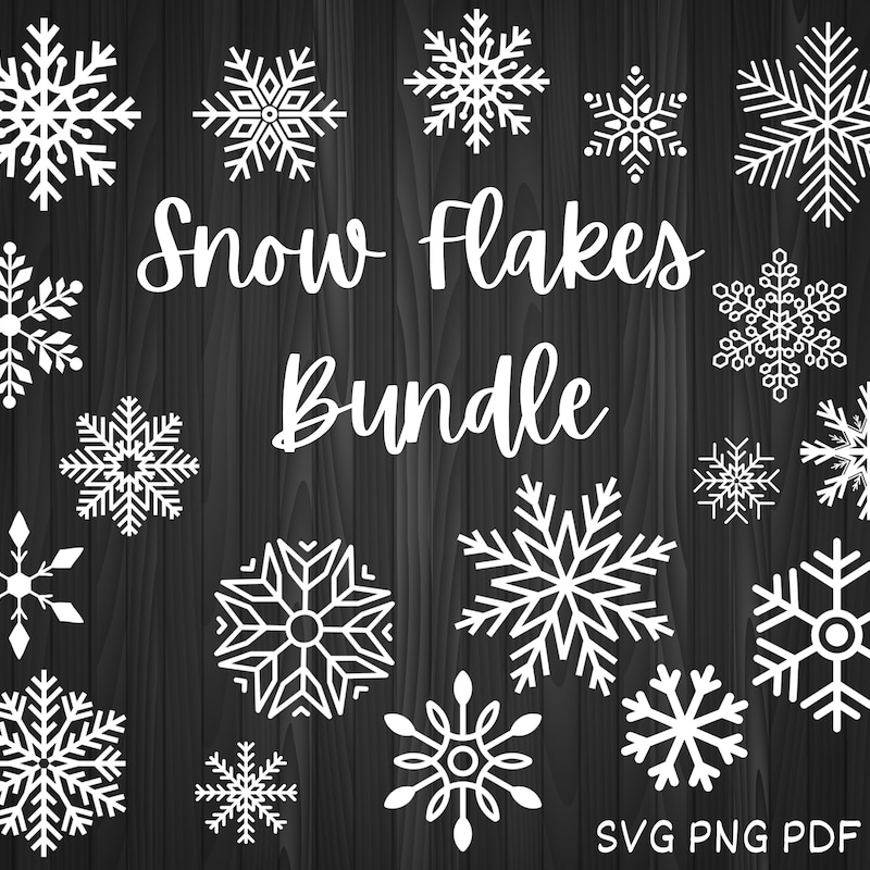 Snowflake Svg - Etsy