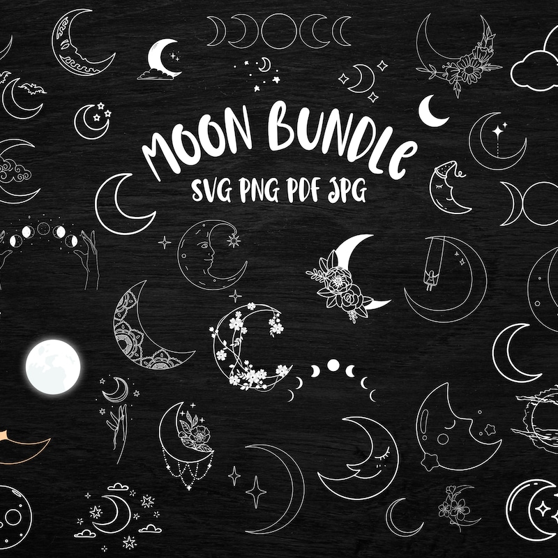 Moon Magic Svg - Etsy